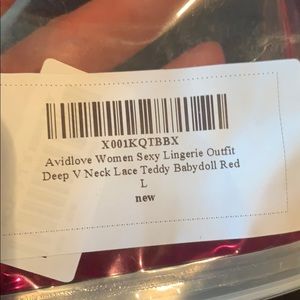 Intimates & Sleepwear | Red Lace Bodysuit | Poshmark